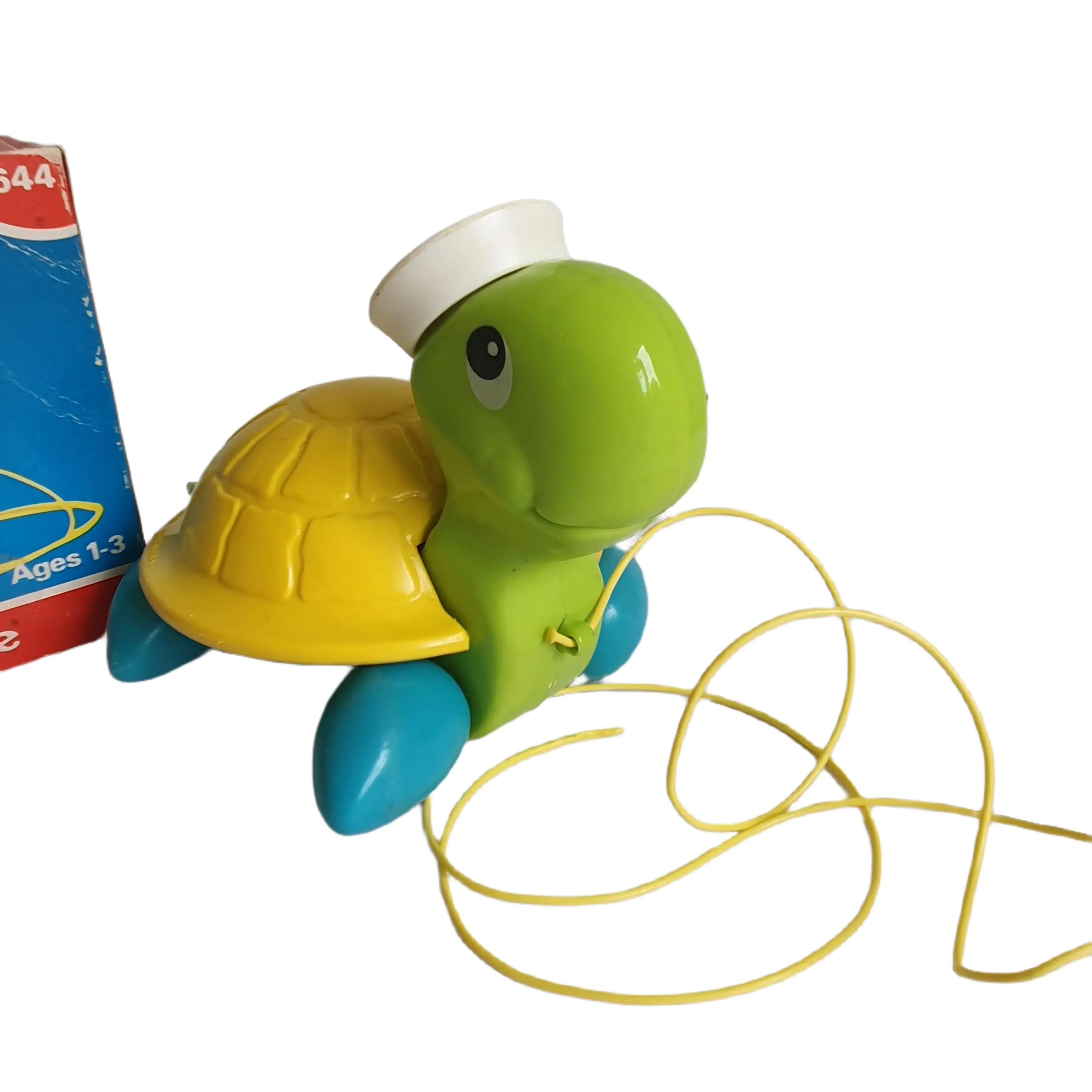 Vintage Fisher Price Tag Along Turtle #644 W/box - Etsy