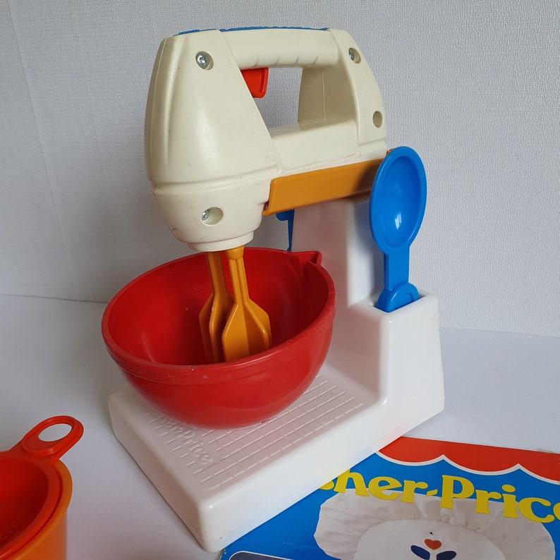 Vintage Fisher Price Mixing Center Playset #2114 - Etsy