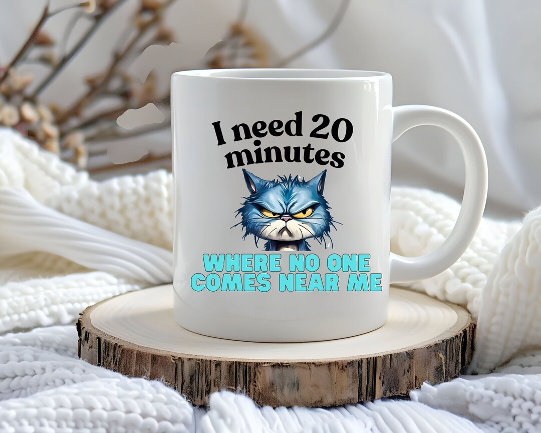 I Need 20 Minutes Where No One Comes Near Me Mug,funny Gift Idea ...