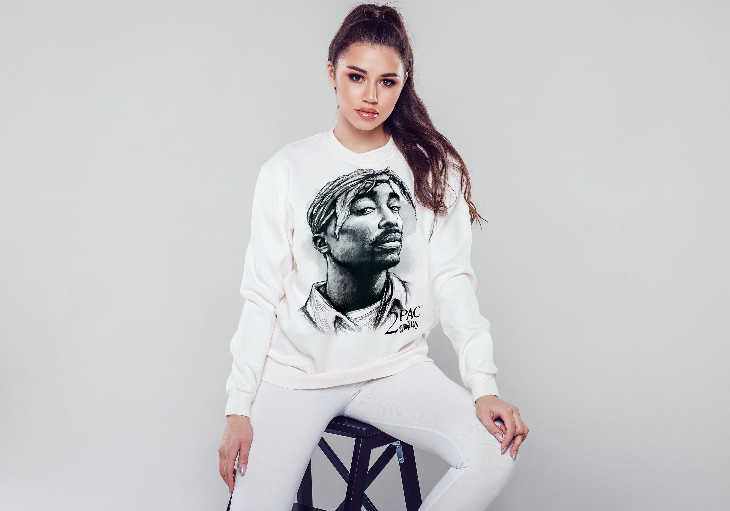 Tupac, 2pac PNG, T-shirt Design Digital File, PNG File, Ready to Print ...