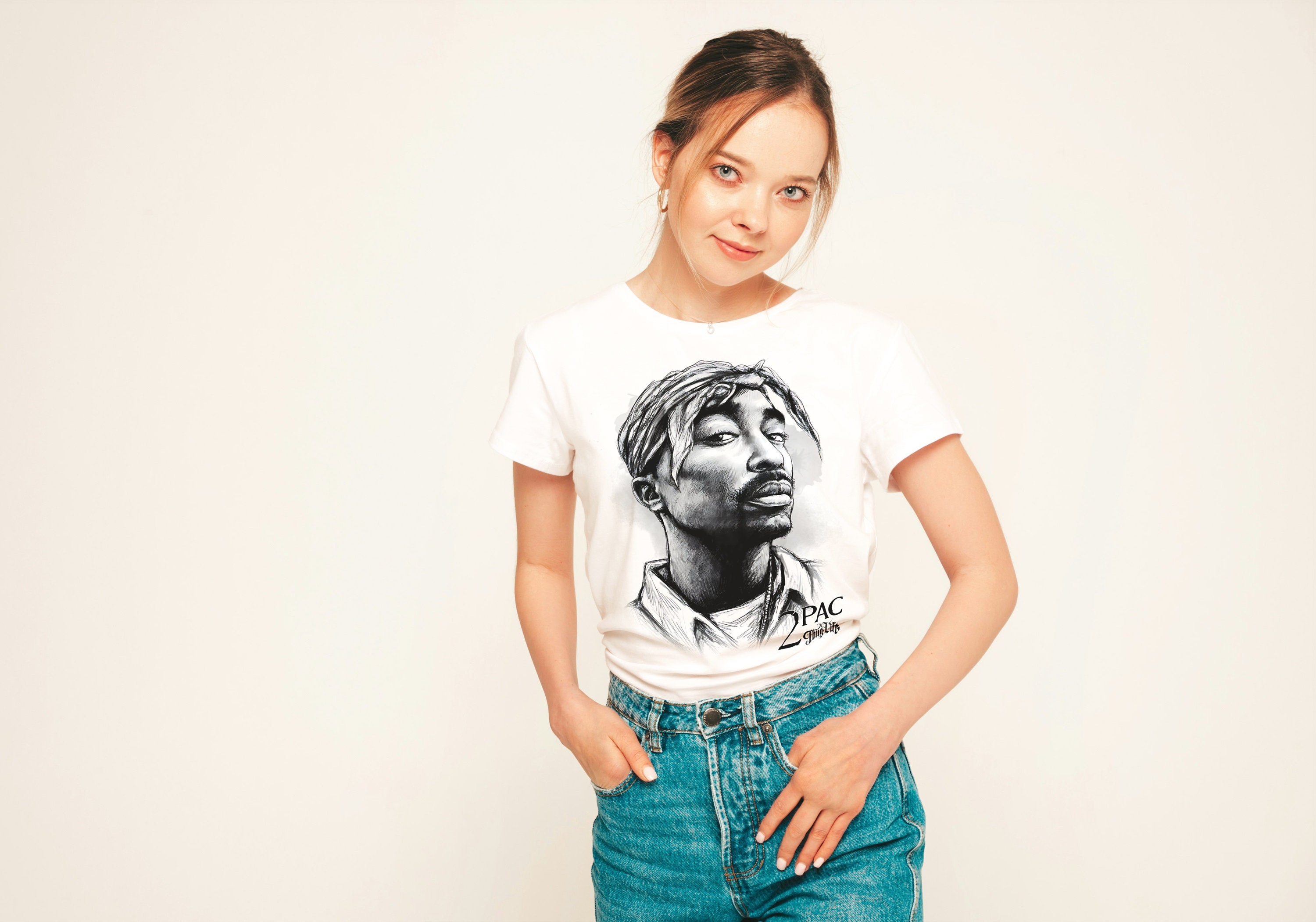 Tupac, 2pac PNG, T-shirt Design Digital File, PNG File, Ready to Print ...
