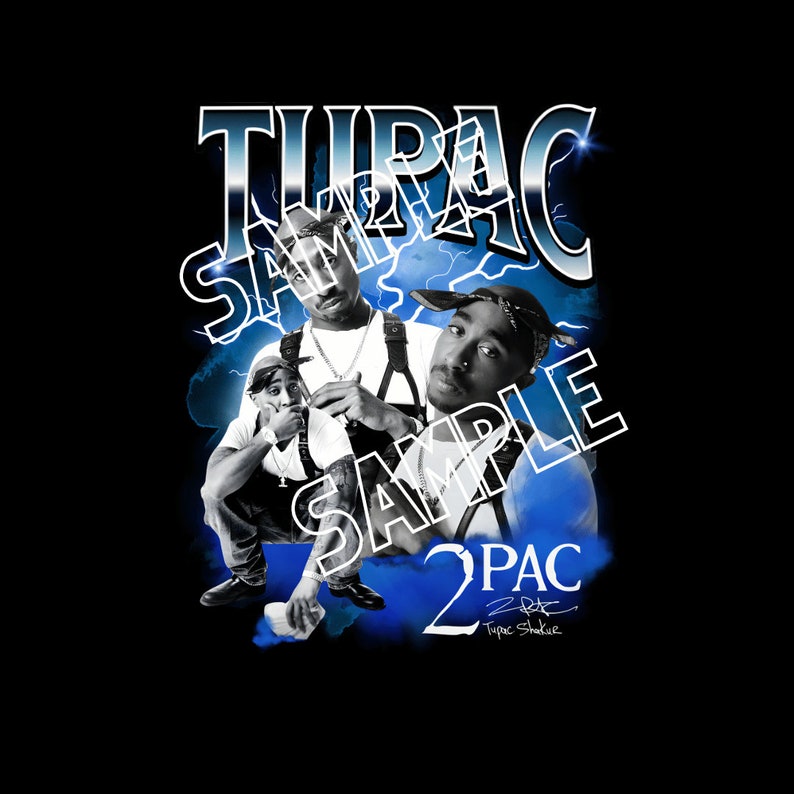 Tupac, 2pac PNG, T-shirt Design Digital File, PNG File, Ready to Print ...