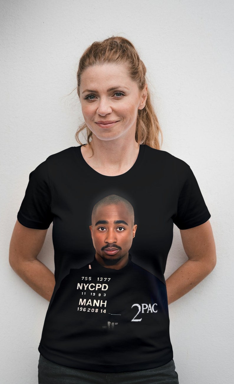 Tupac Mug Shot, 2pac Mug Shot PNG, T-shirt Design Digital File, PNG ...