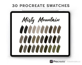 30 Shades of Grey Colour Palette - Etsy