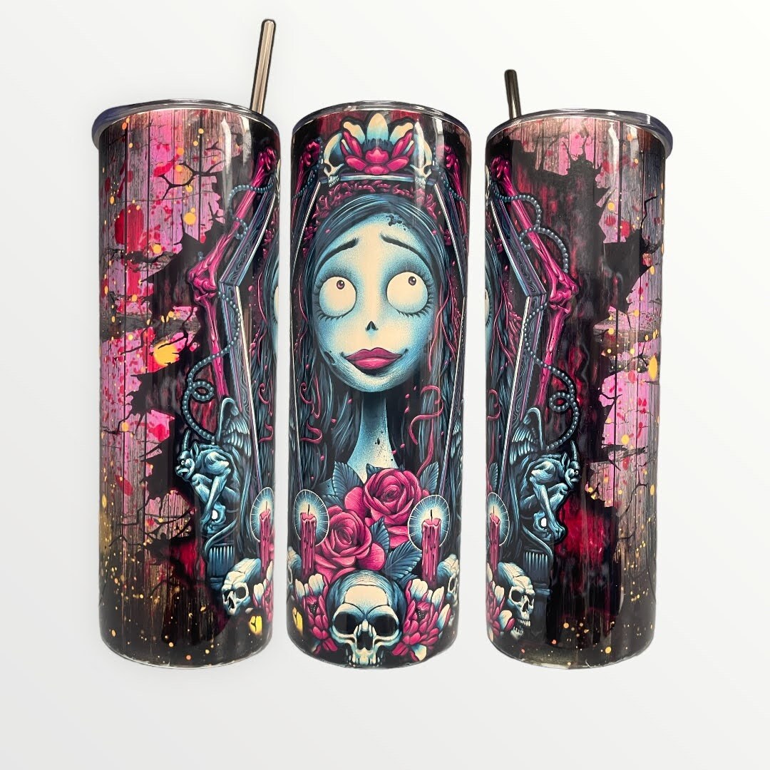 The Corpse Bride 20/30oz Insulated Skinny Tumbler - Etsy