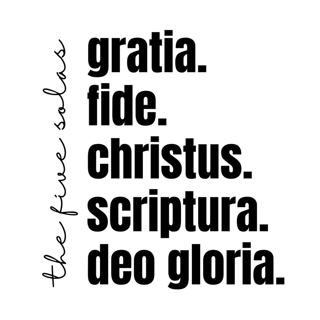 Five Solas Digital File - PNG, SVG - Etsy Canada