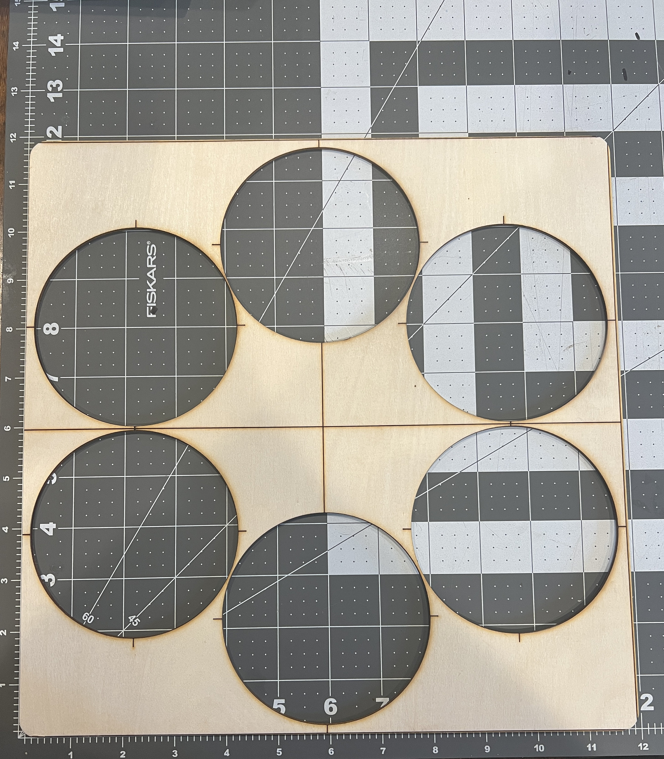 4" Round Coaster Jig for Xtool Creative Space (XCS) and Other Laser ...