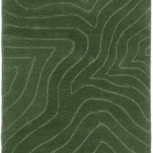 Modern Green Carpet Tufted Rug, Premium Handmade Tufted Rugs, 100% ...