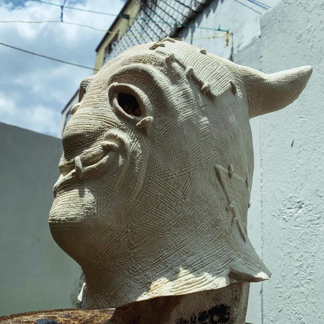 Slipknot Style Ghost Glow Corey BLANK Mask Halloween Prop Clown Joey ...