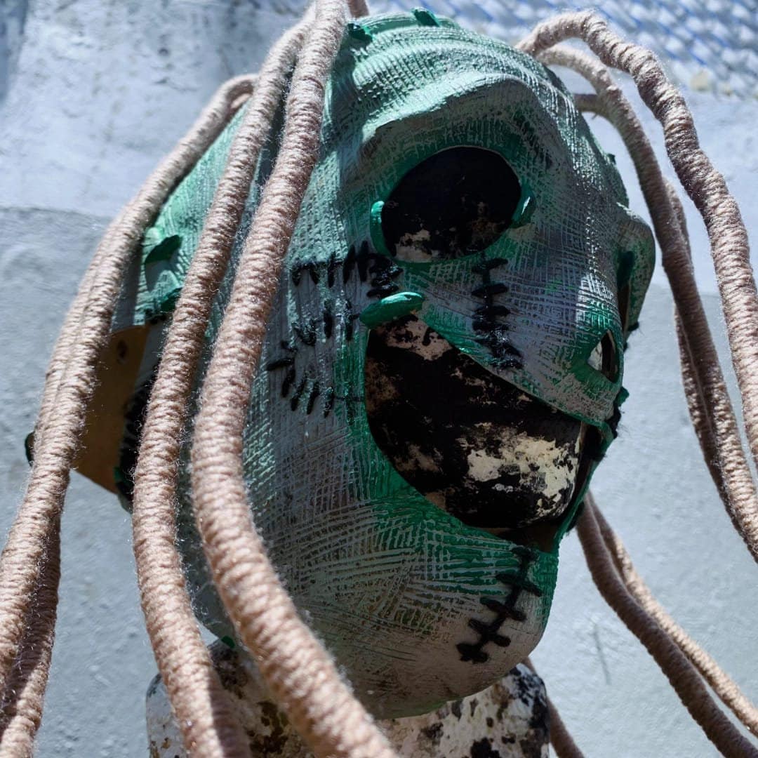Slipknot Style Corey Converted Ghost Glow Mask Iowa 1999 Halloween Prop ...