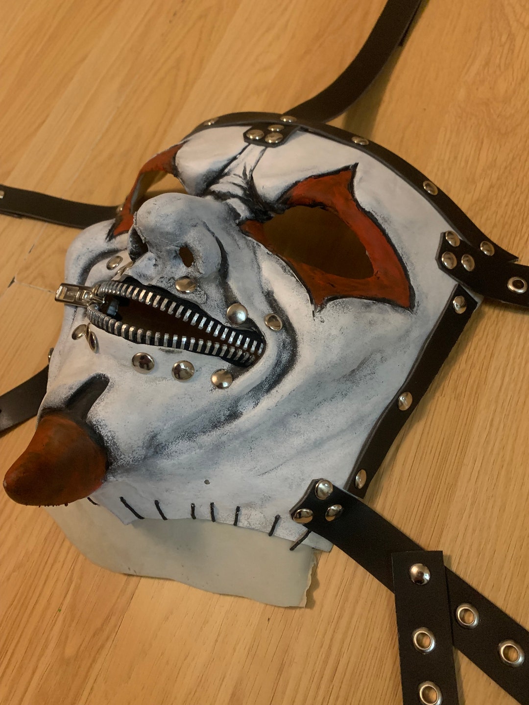 Slipknot Style Jim Jester 1999 Knot Mask Halloween Prop Rock - Etsy