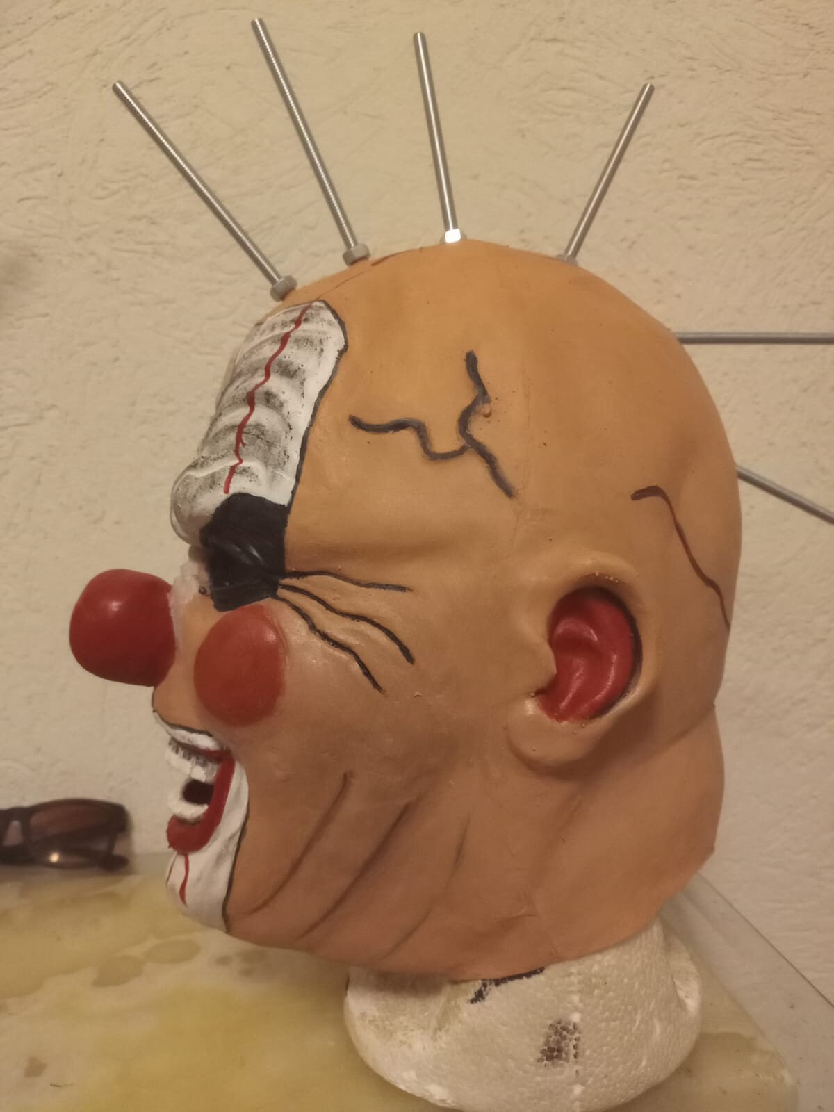 Slipknot Style Clown TTE Bolt Mask Knot 1999 Corey Halloween - Etsy