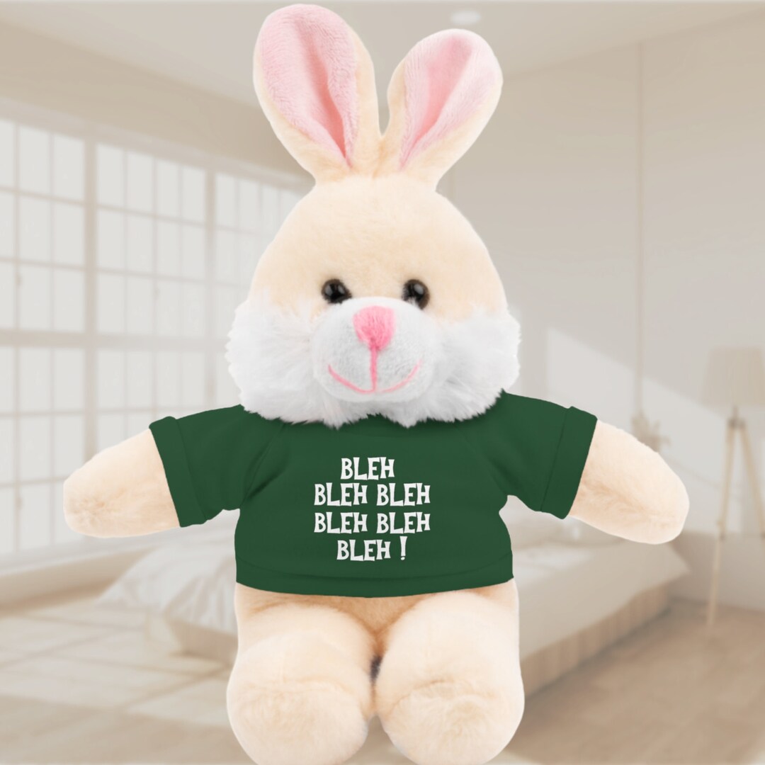 Bleh Bleh Bleh Plushie Animal With Cotton Tee, 20cm Plush Stuffed ...