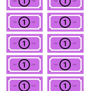Play Money Printable Instant Download Fun AND Educational - Etsy