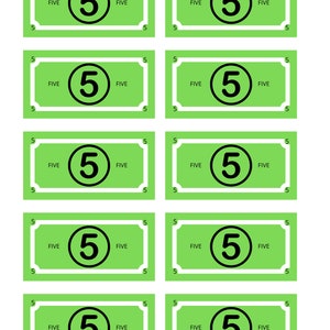 Printable Play Money Full Set – Instant Download - Etsy