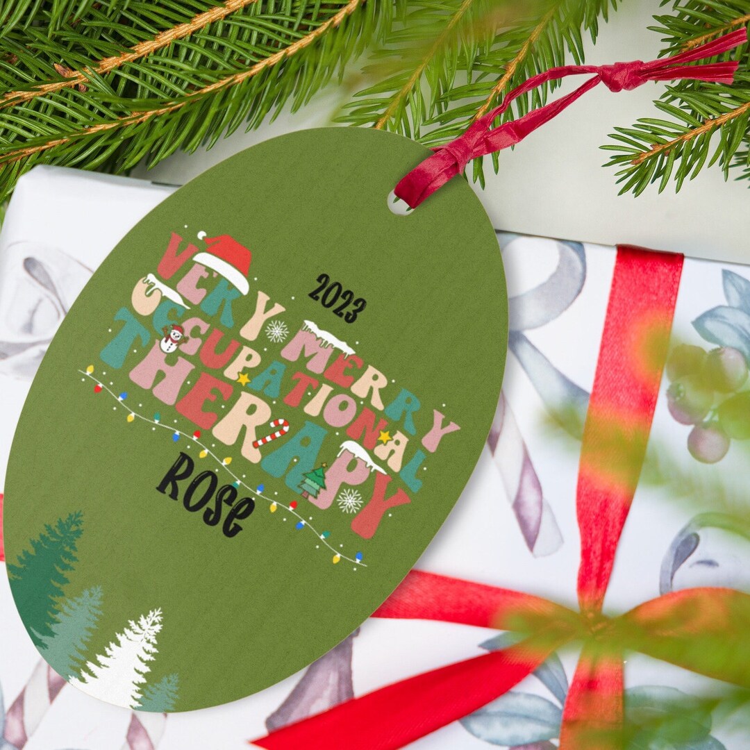Personalized Occupational Therapist Wooden Ornament Custom - Etsy