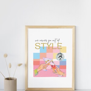 We Never Go Out of Style Taylor Swift 1989 Song Lyrics DIGITAL Retro ...