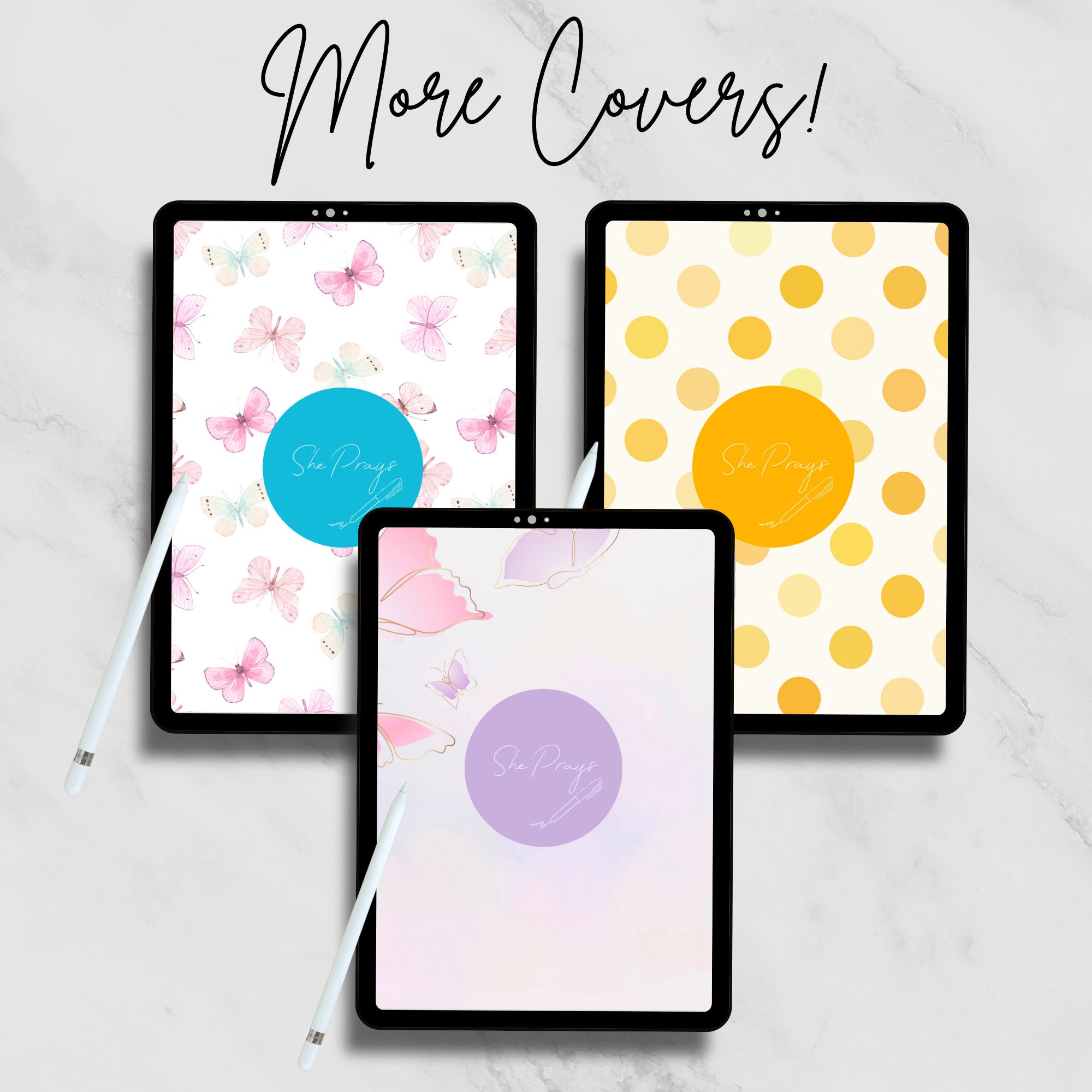Digital Prayer Journal Covers + Printables | She Prays | Butterfly ...
