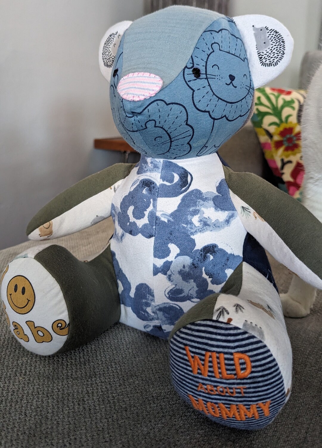 Handmade Memory Bear (sitting Up) - Etsy