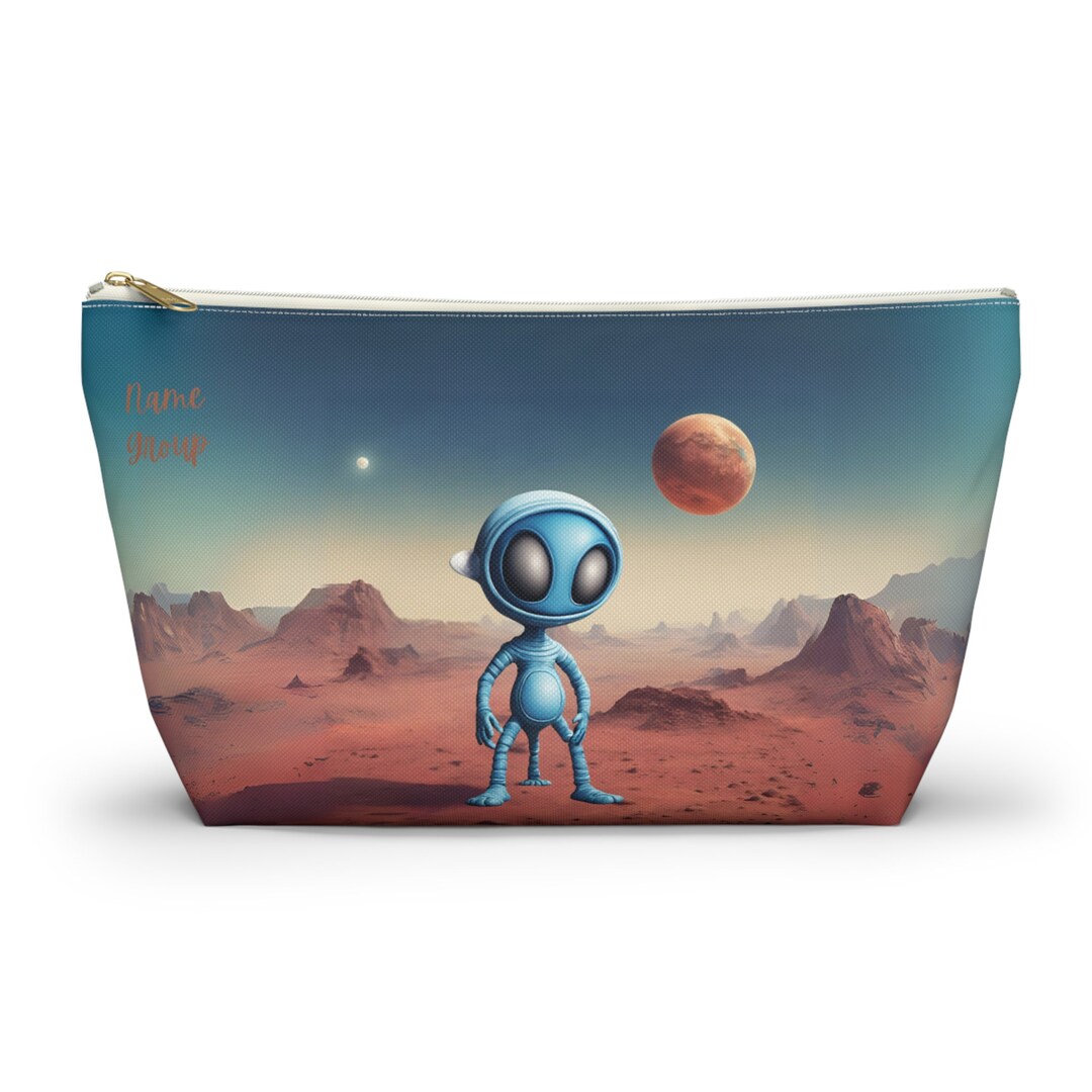 Personalised T Bottom Pouch With Input Name and Class for Alien Lover ...