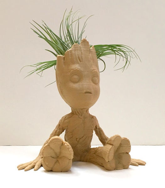 Cute Baby Groot Sitting | 3D Printed | Succulents and Cactus - Etsy