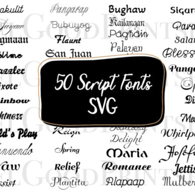 Svg Fonts - Etsy