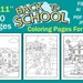 Back to School Coloring Pages, School Printable, Kids Coloring Pages ...