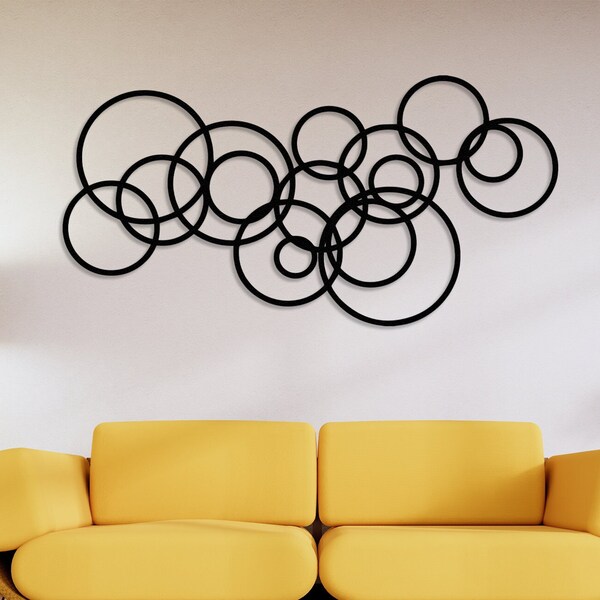 Circles Wall Decor - Etsy