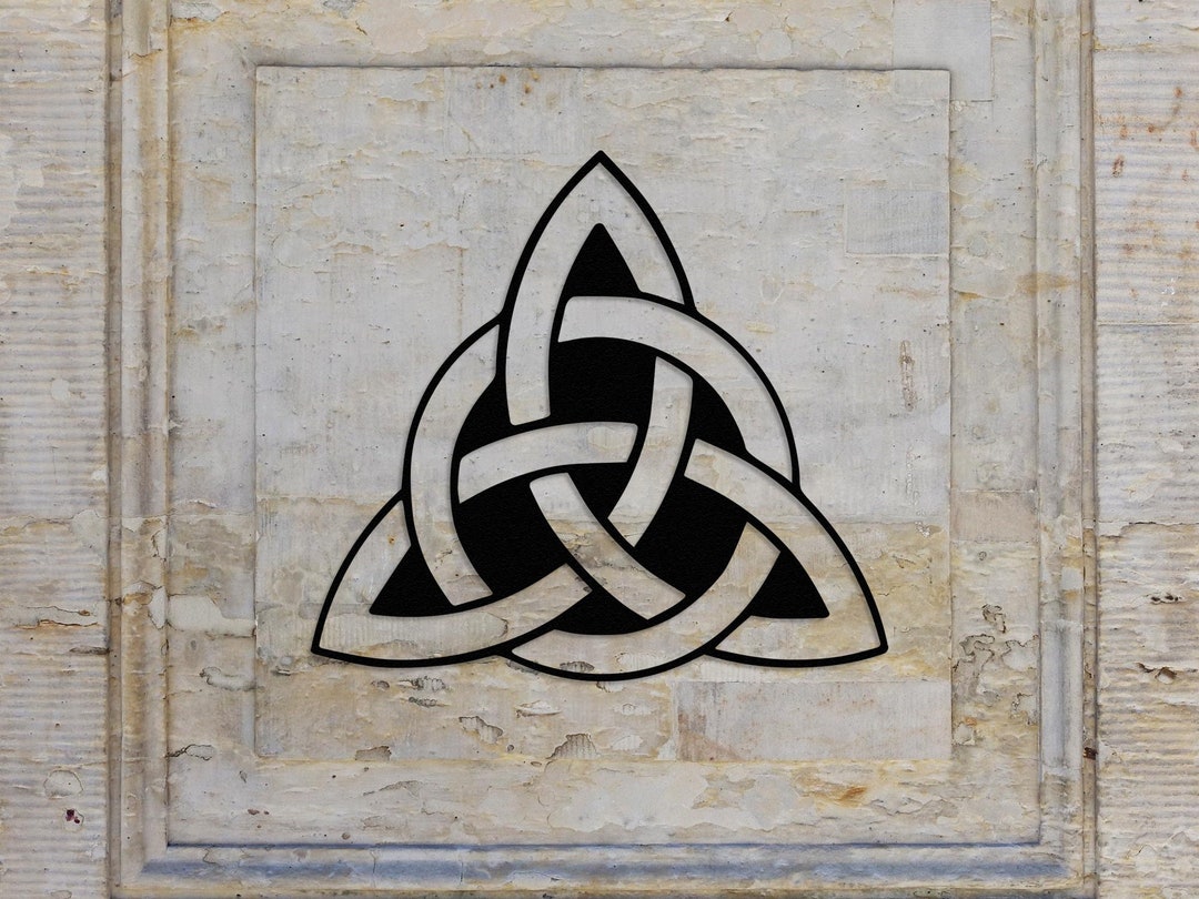CELTIC KNOT Triquetra Metal Wall Art Decor Hangings. Abstract Decor ...