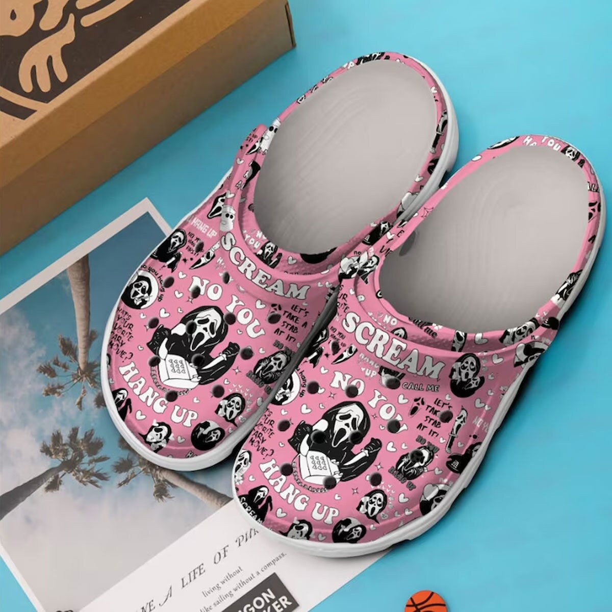 Horror Movie Clogs Scream Clogs Halloween Ghostface Shoes - Etsy