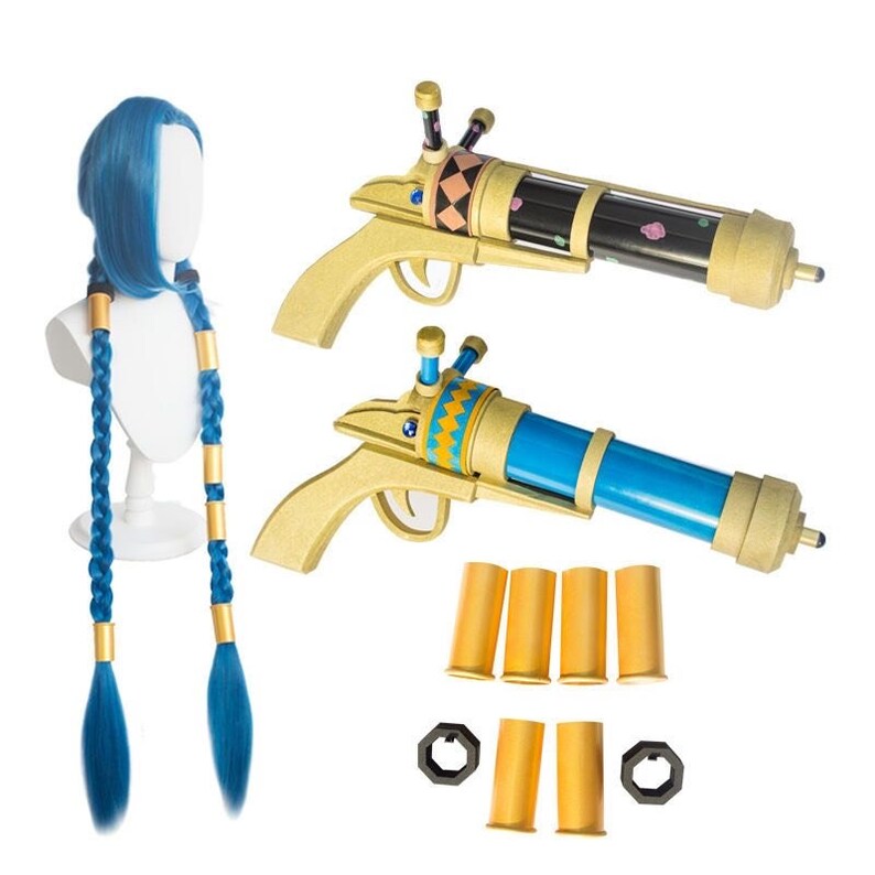 Lol Jinx , 3D Printed Headpieces, Accessories, 3D Toy Gun - Etsy