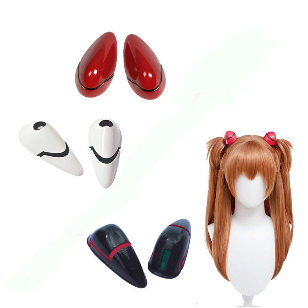 Eva Soryu Asuka Landley Wig 3D Print Headpieces Cosplay - Etsy