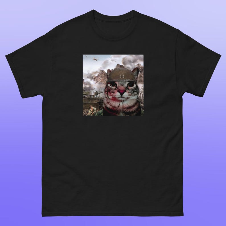 Thousand Yard Stare Cat Meme Shirt, 1000 Yard Stare Offensive Shirt ...