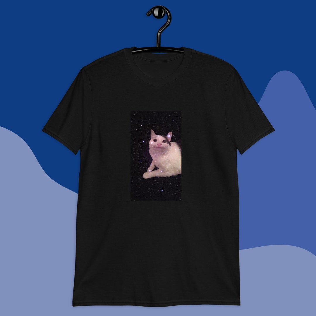Funny Smiling Cat Meme Shirt Iconic Cat Owner Meme T-shirt - Etsy