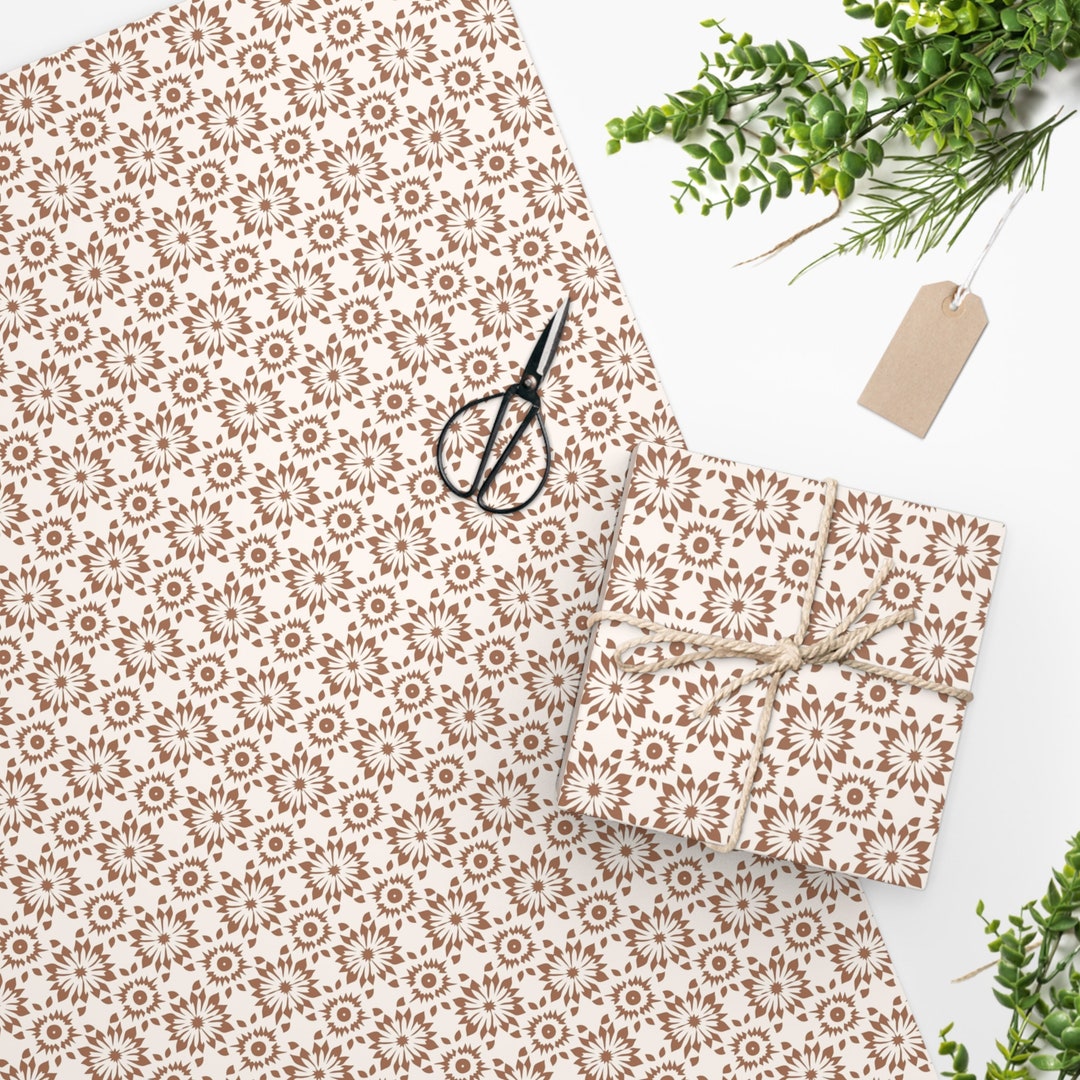 Country Living Wrapping Paper, Simple Southwest Inspired Wrapping Paper ...