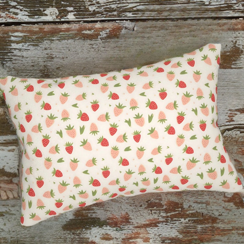 Strawberry Pillow - Etsy UK