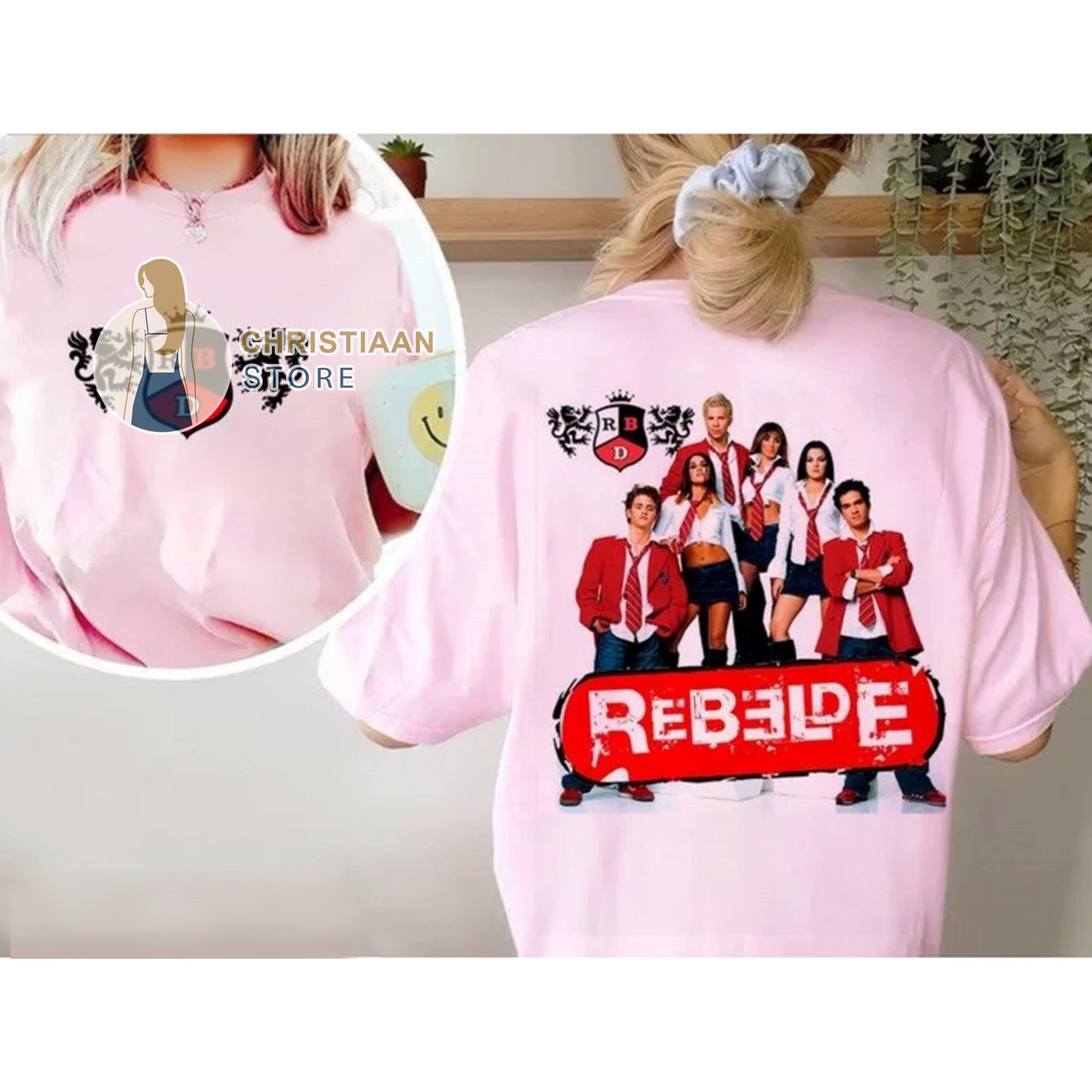 RBD Soy Rebelde Tour 2023 2 Side Shirt, RBD Logo Merch Shirt, RBD World ...