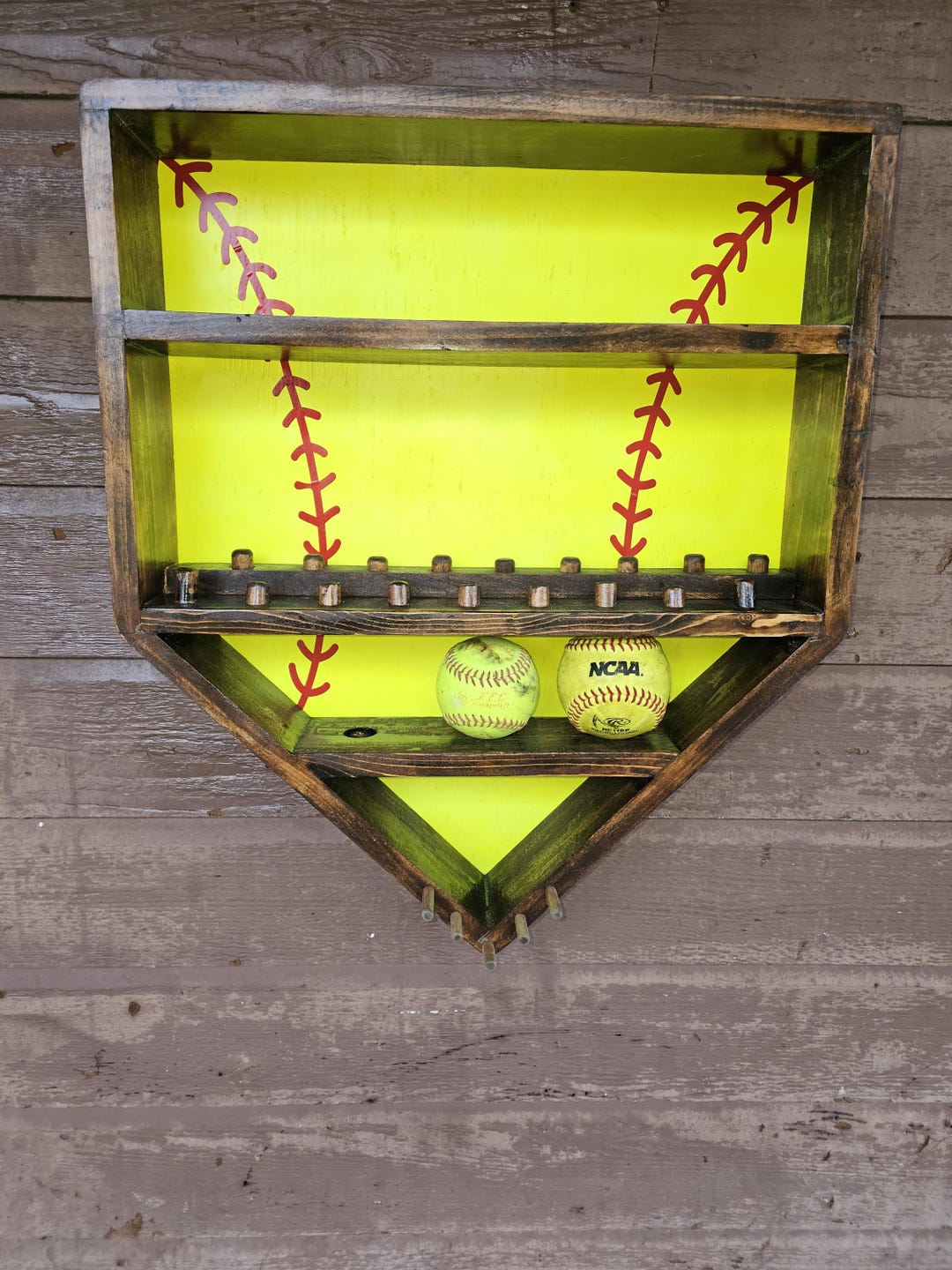 Large Custom Ring Display for Softball or Baseball. - Etsy