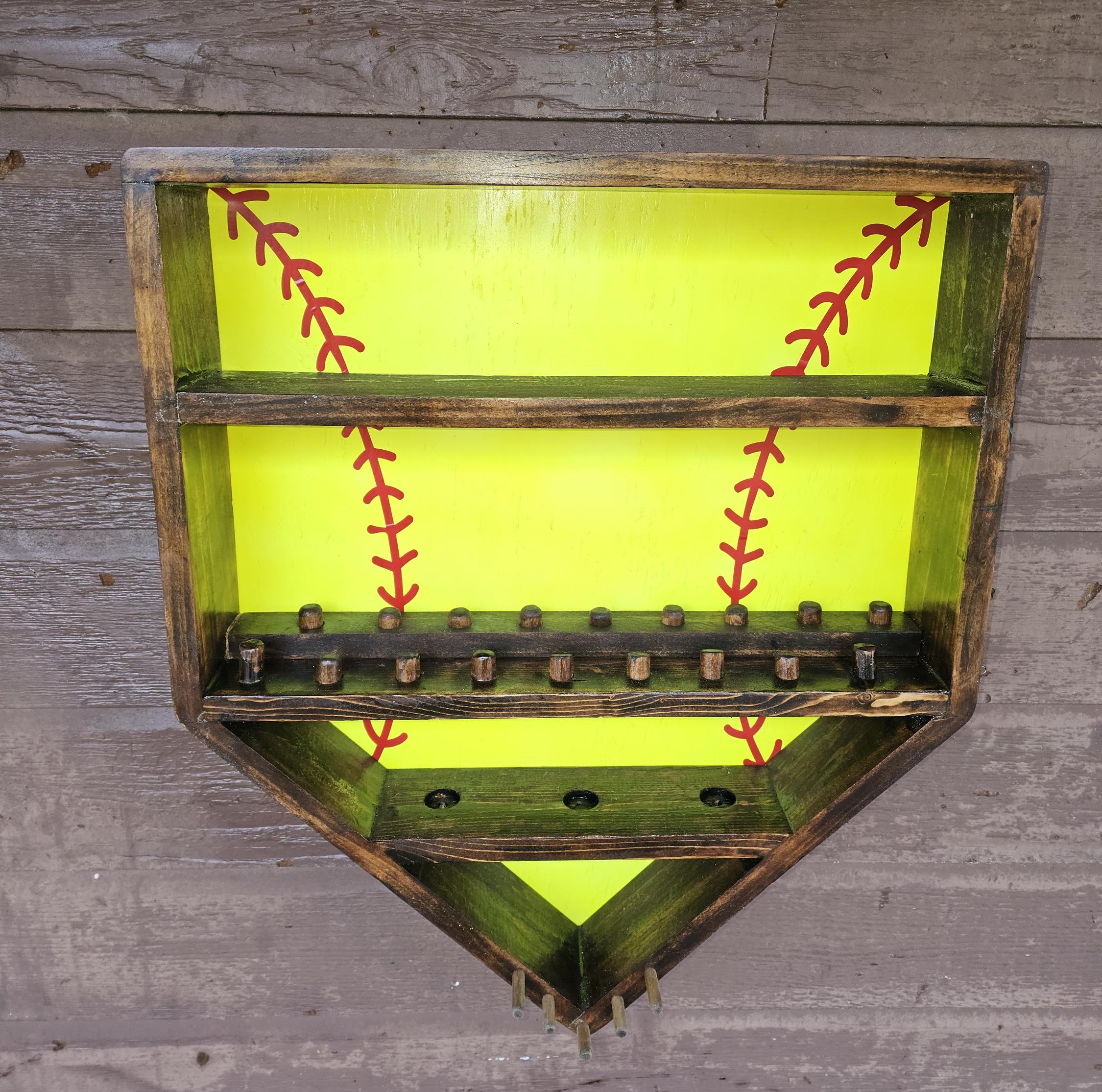 Large Custom Ring Display for Softball or Baseball. - Etsy