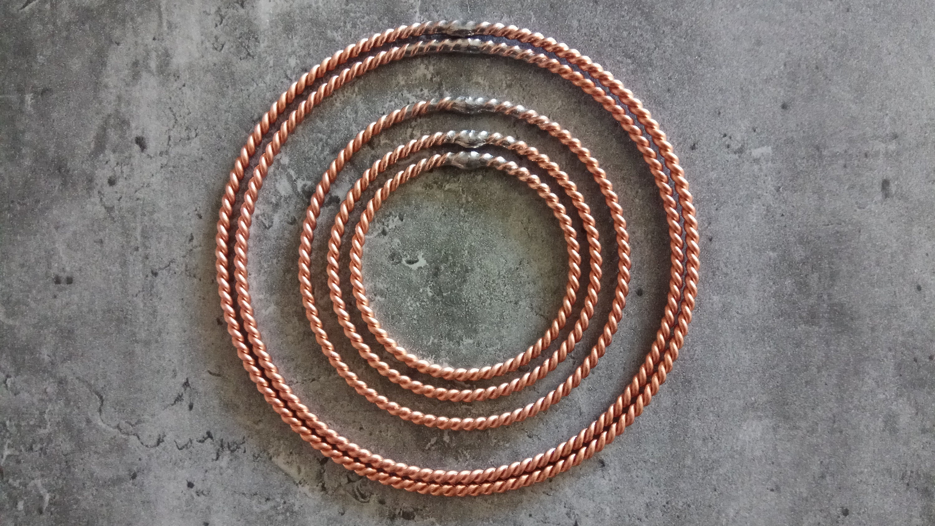 6x Different Tensor Ring Cubit Set 10-14 Gauge for Energetic Well-being ...