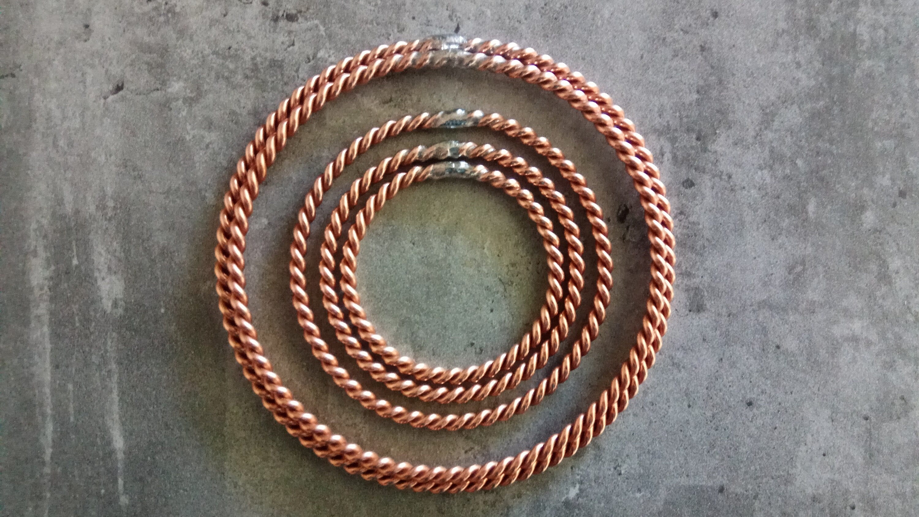 6x Different Tensor Ring Cubit Set 10-14 Gauge for Energetic Well-being ...