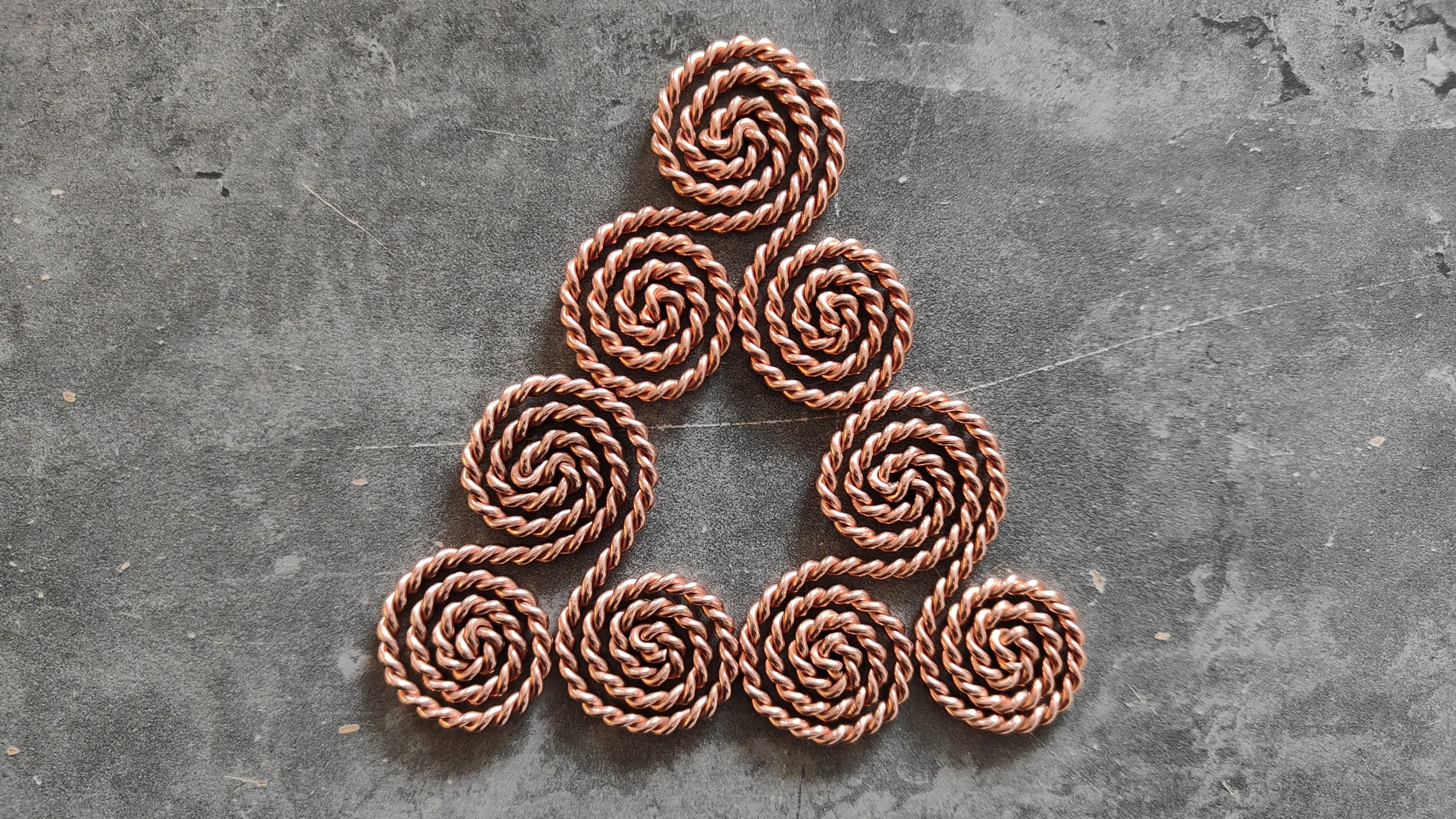 Tensor Ring Cubit Healing Triskelion Symbol Elemental for Energetic ...