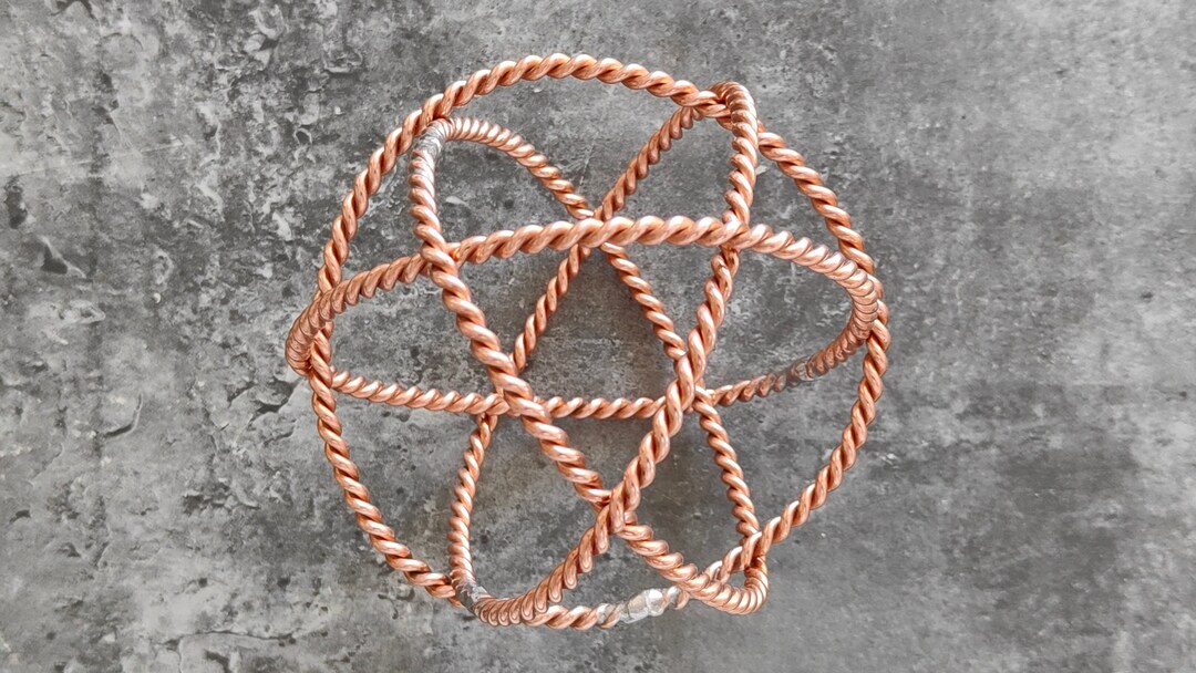 Thick Tensor Ring Field Generator 4.6in,choose Any Cubit,genesa Crystal ...