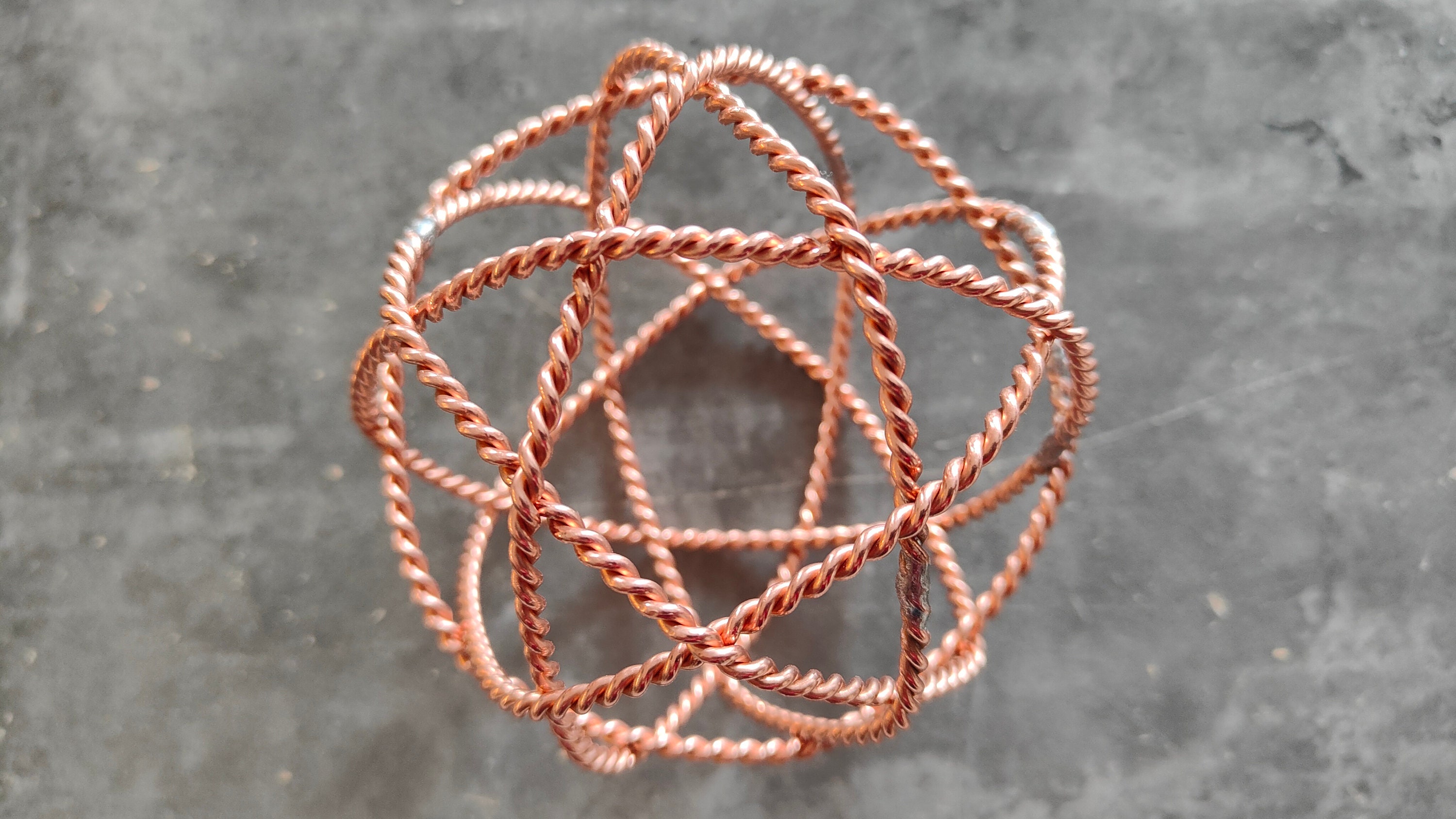 Tensor Ring Field Generator Gaia Sphere,3.75in,10 Gauge,lost Cubit for ...