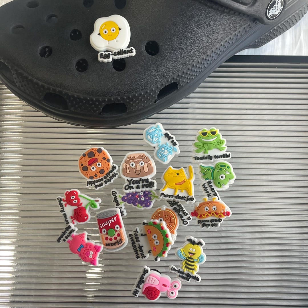 Fun and Playful Snack-themed Charms for Crocs, Sandals, and Clogs ...