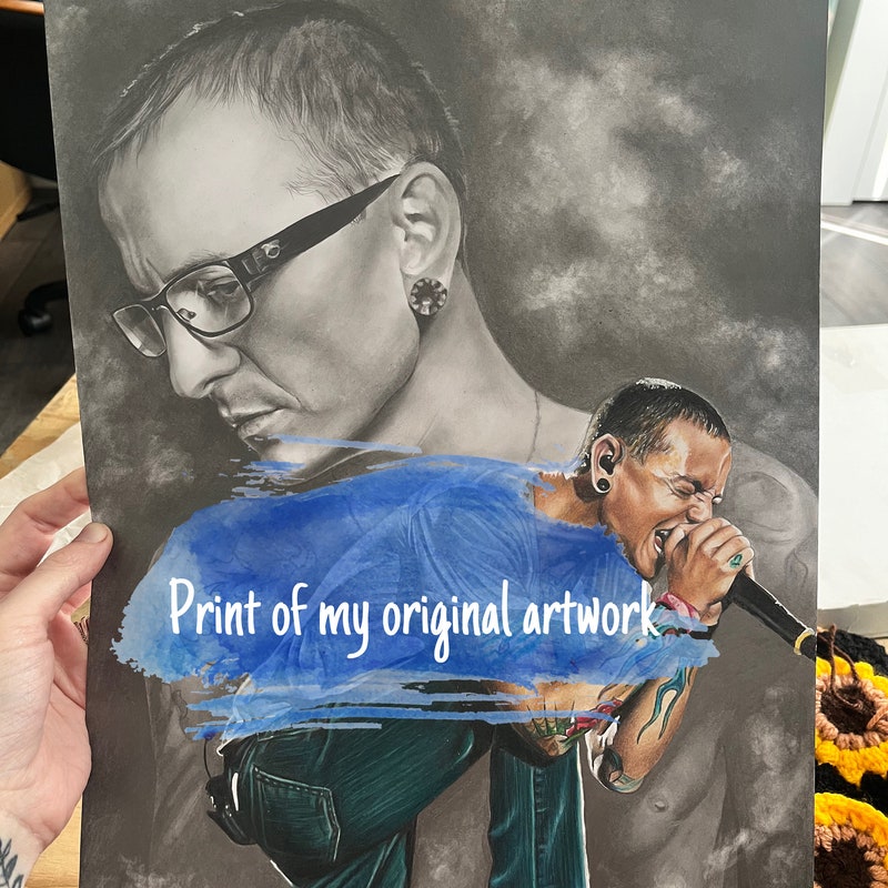 Chester Bennington Art - Etsy