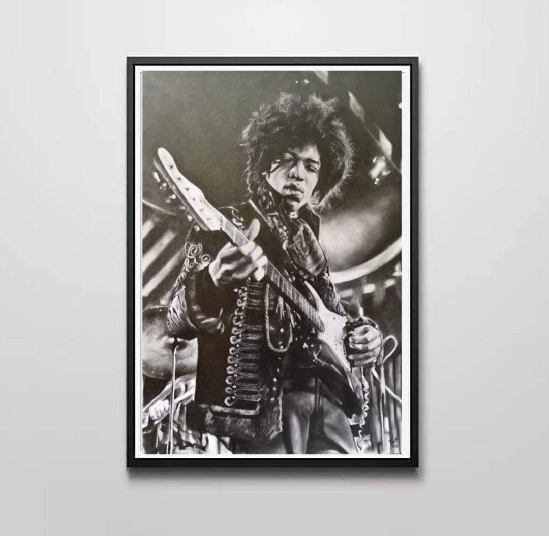 Jimi Hendrix Poster Print - Etsy