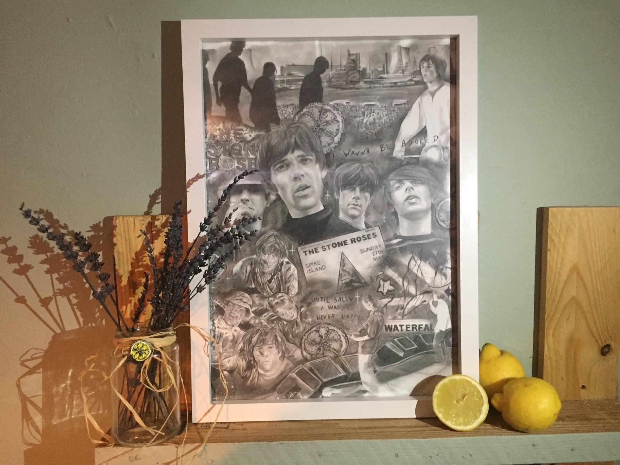 Stone Roses Poster Print - Etsy UK