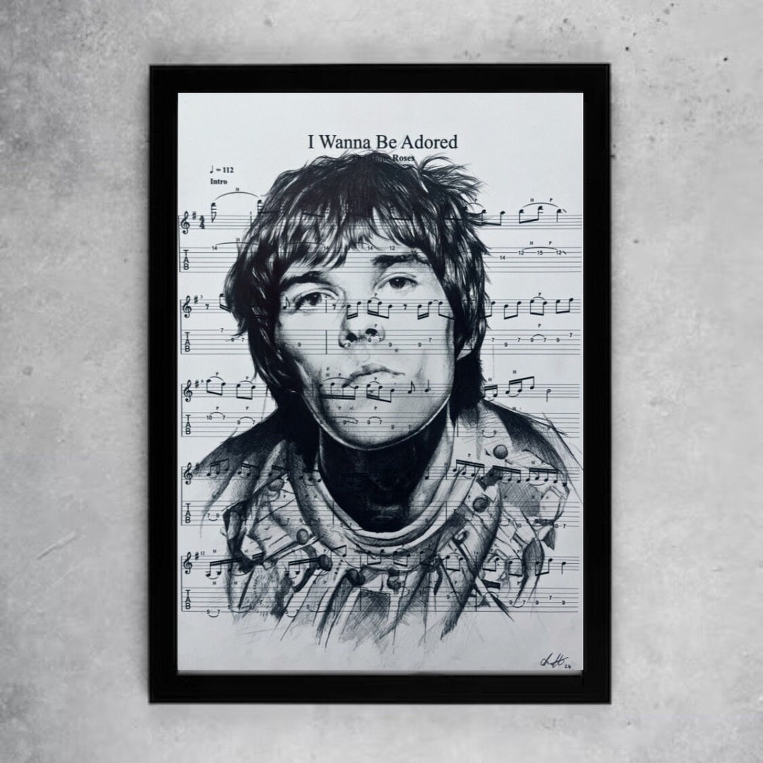 Limited Edition Ian Brown Poster Print - Etsy