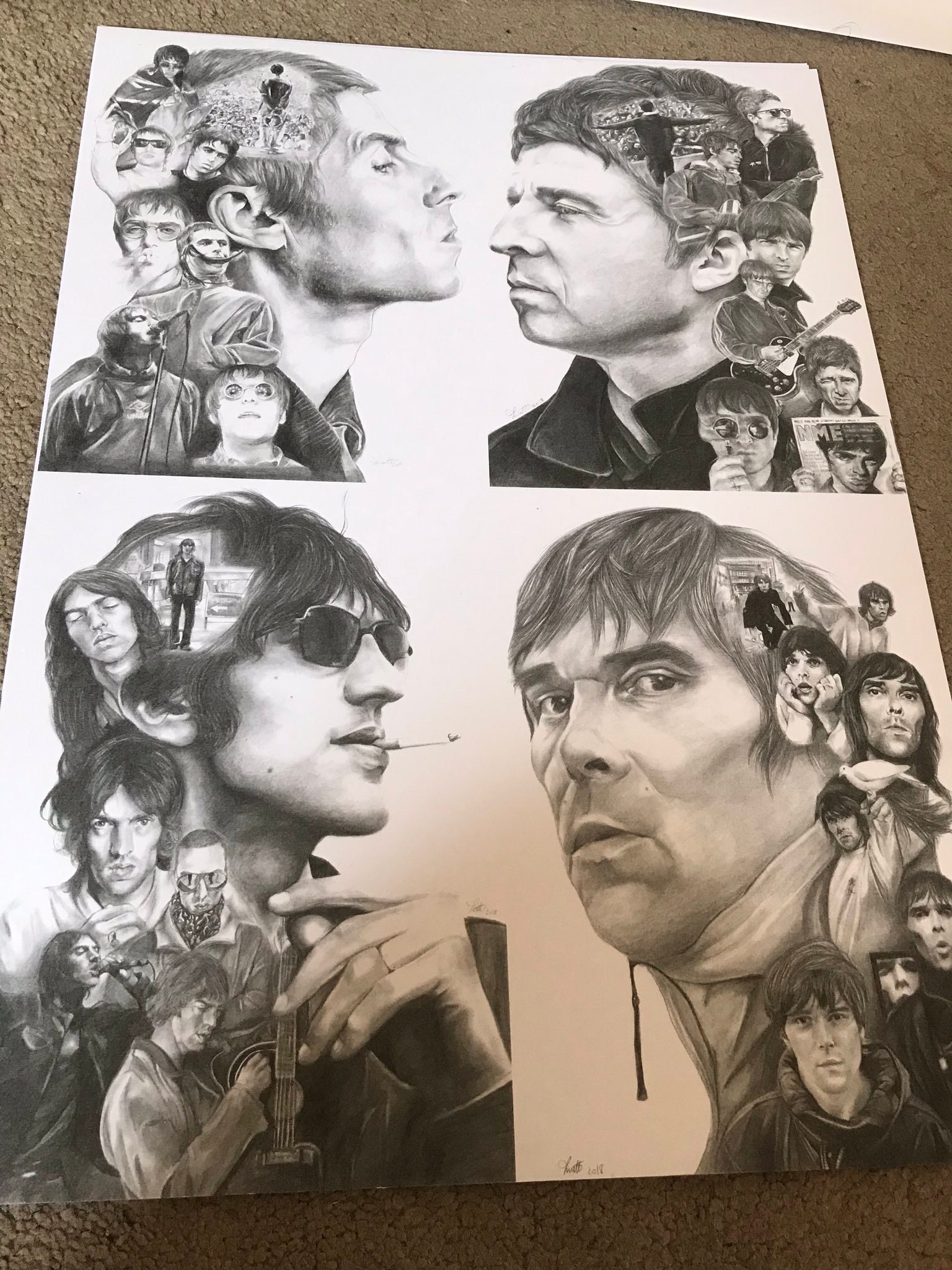 Four Legends Heads Poster Print - Etsy